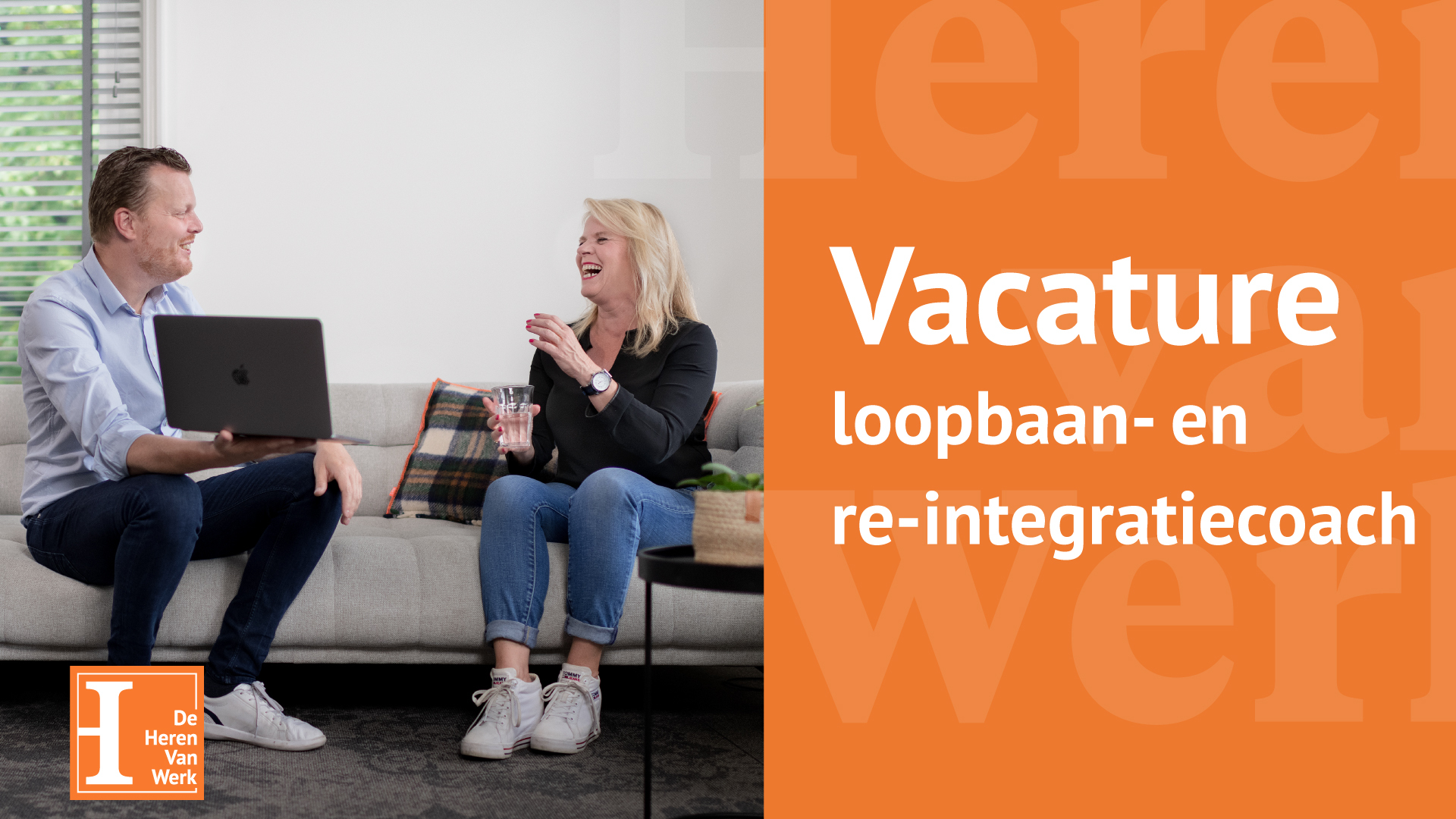 Vacature loopbaancoach (16 - 24 u p/w) - De Heren Van Werk